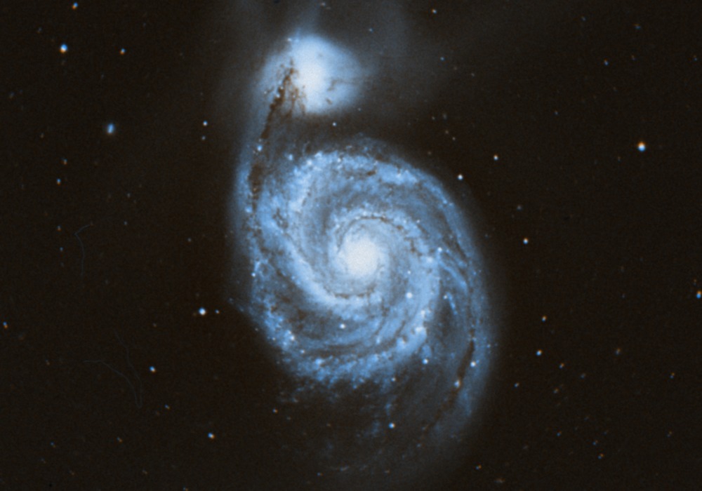Deep sky: M51/NGC 5194: Draaikolknevel - hemel.waarnemen.com
